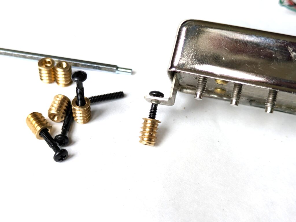 Direct Mount Pickup Screws & Threaded Inserts | Nectite